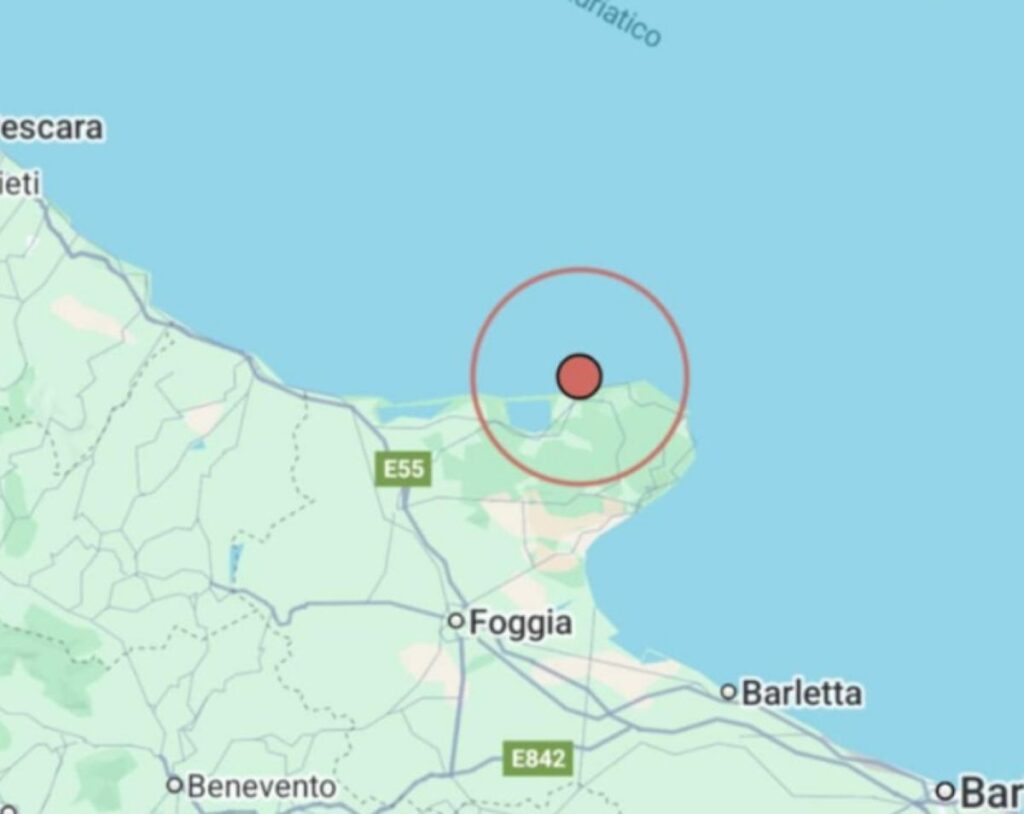 Terremoto Foggia, registrata una scossa sulla costa Garganica | DATI e ...