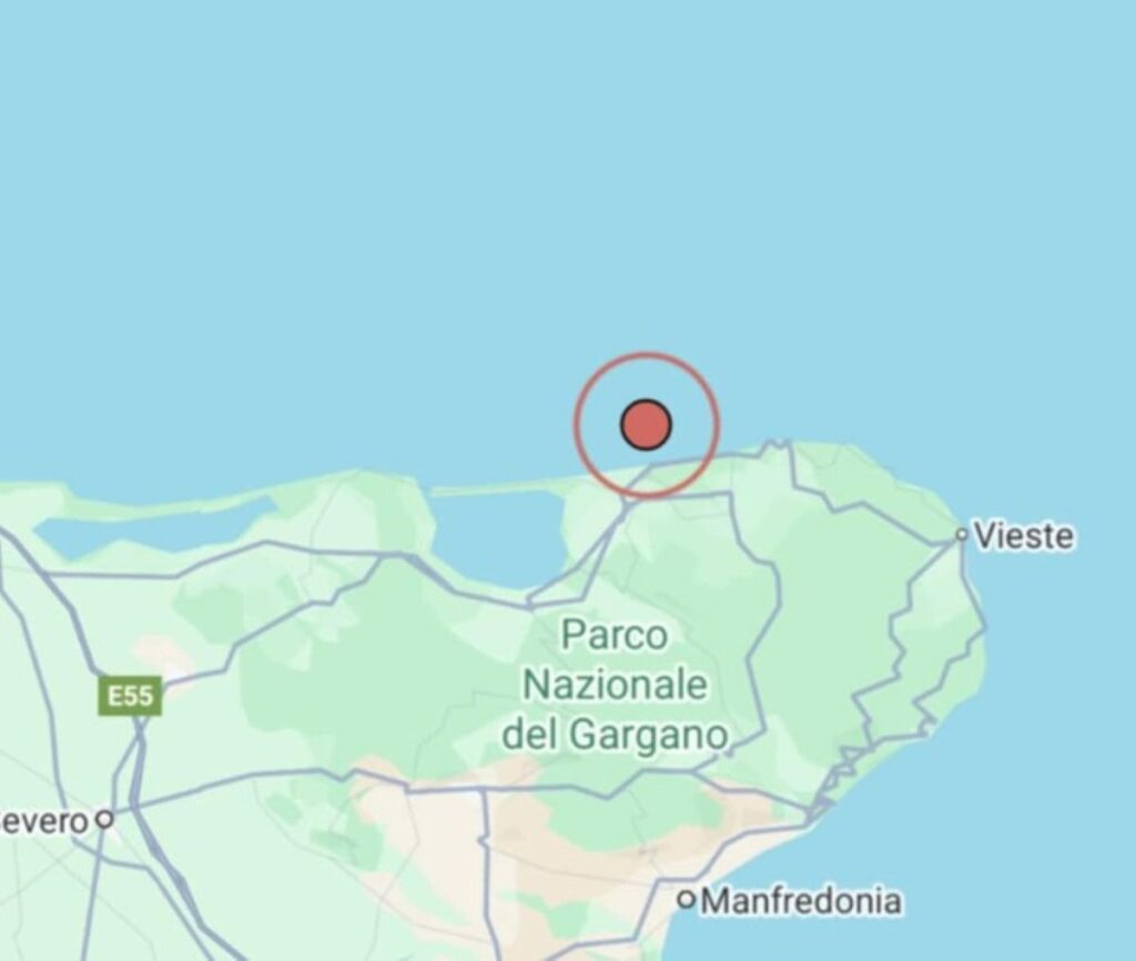 Terremoto Foggia, registrata una scossa sulla costa Garganica | DATI e ...