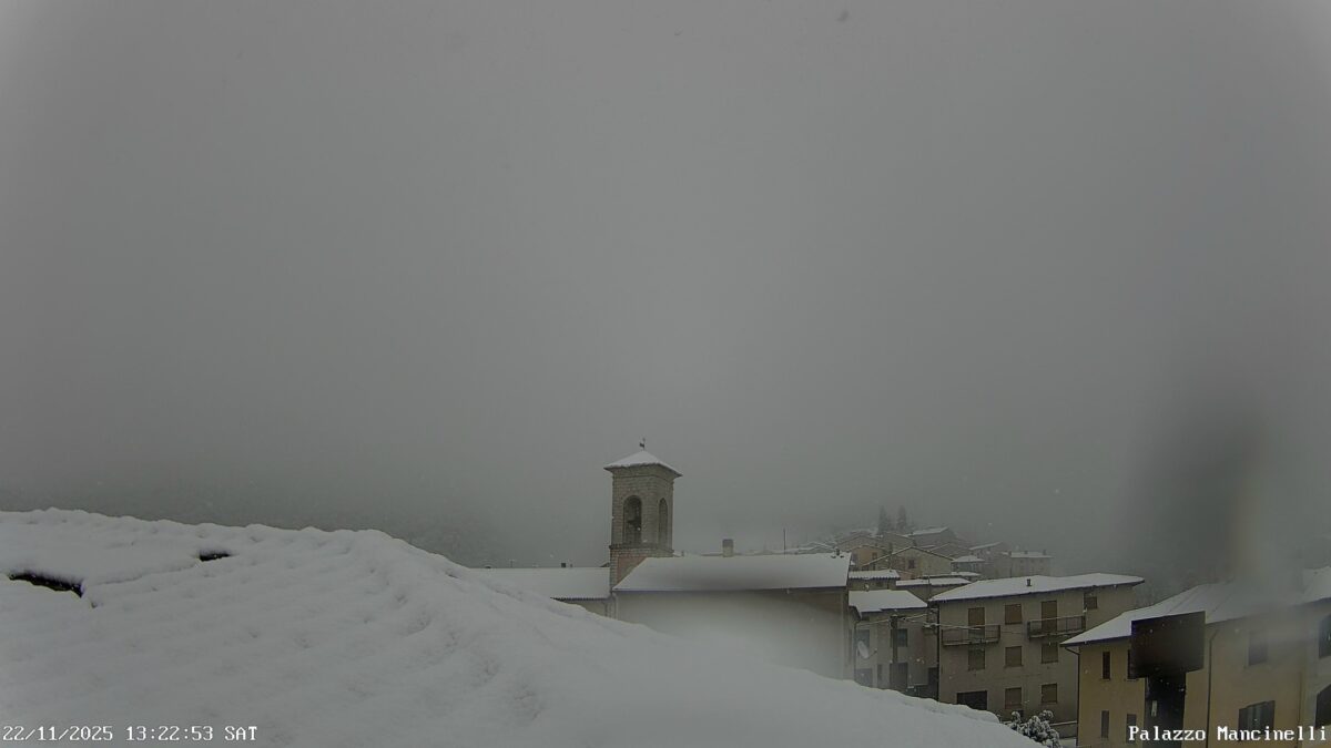 Maltempo Umbria, quota neve in deciso calo: fiocchi fino a 400-600 ...