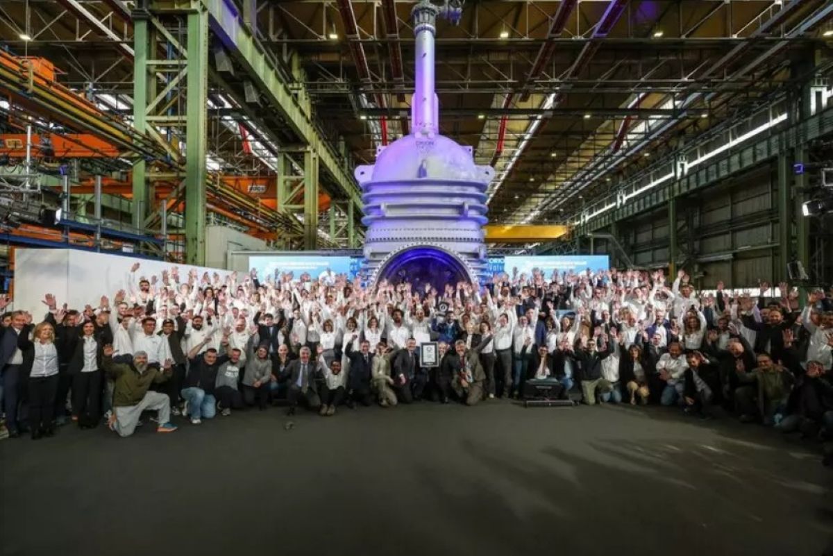 Orion Valves batte ogni record: costruita la valvola più grande del ...