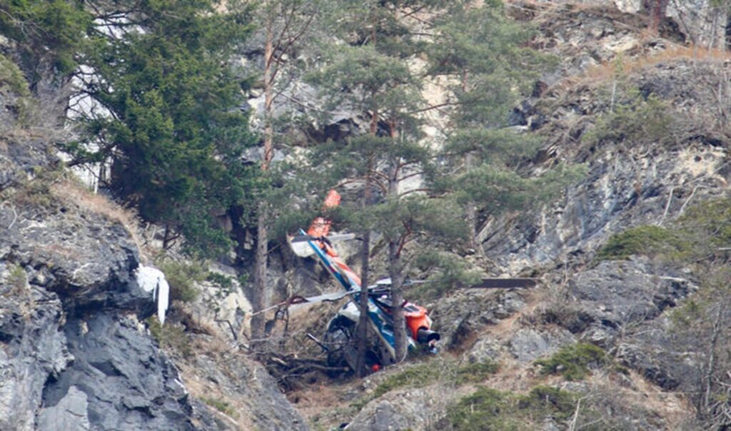 Elicottero caduto in Valtellina: morto uno dei passeggeri