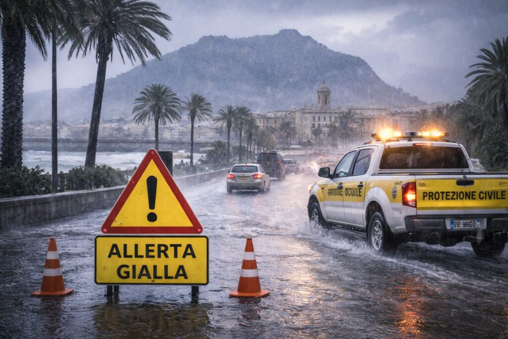 Allerta meteo Sicilia, rischio meteo-idrogeologico e idraulico: quattro ...