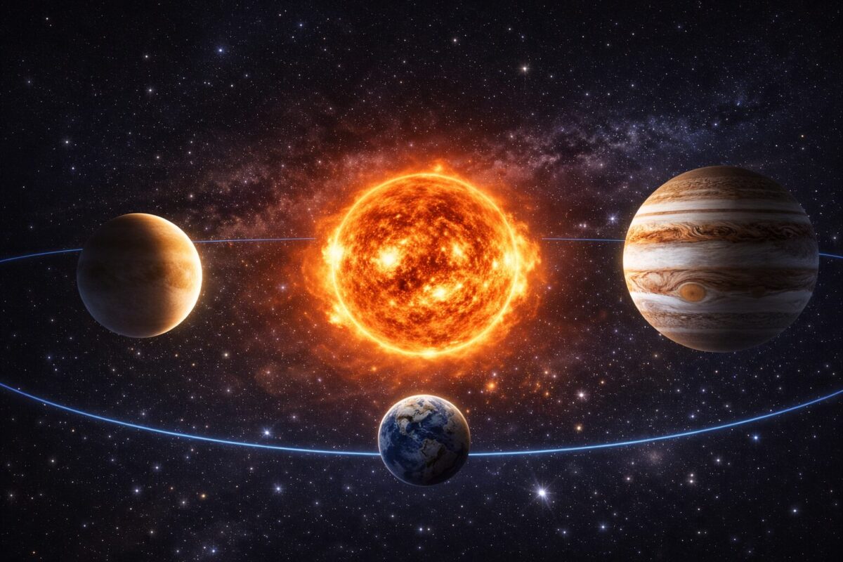 Giove e Venere su lati opposti del Sole: l'allineamento riapre il ...