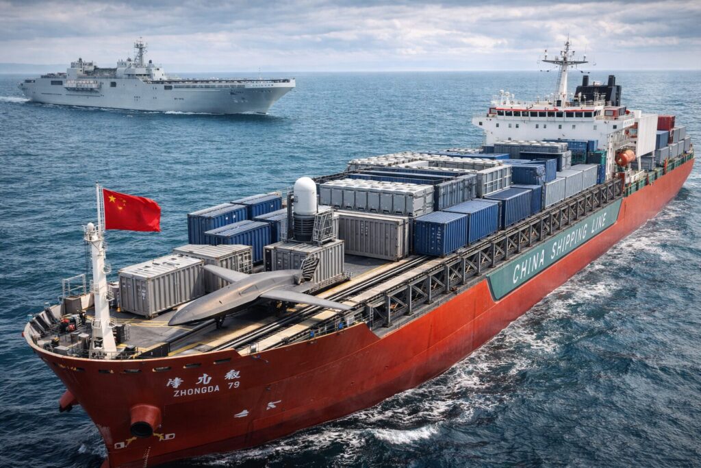 Dalla flotta commerciale alla potenza militare: Pechino testa navi ...