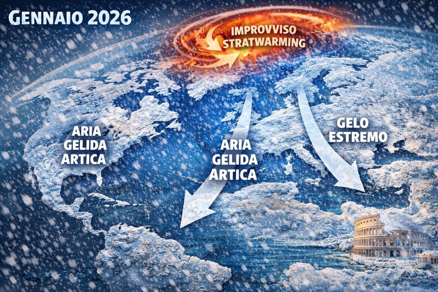 Previsioni Meteo, improvviso Stratwarming stravolge l'inverno: si ...