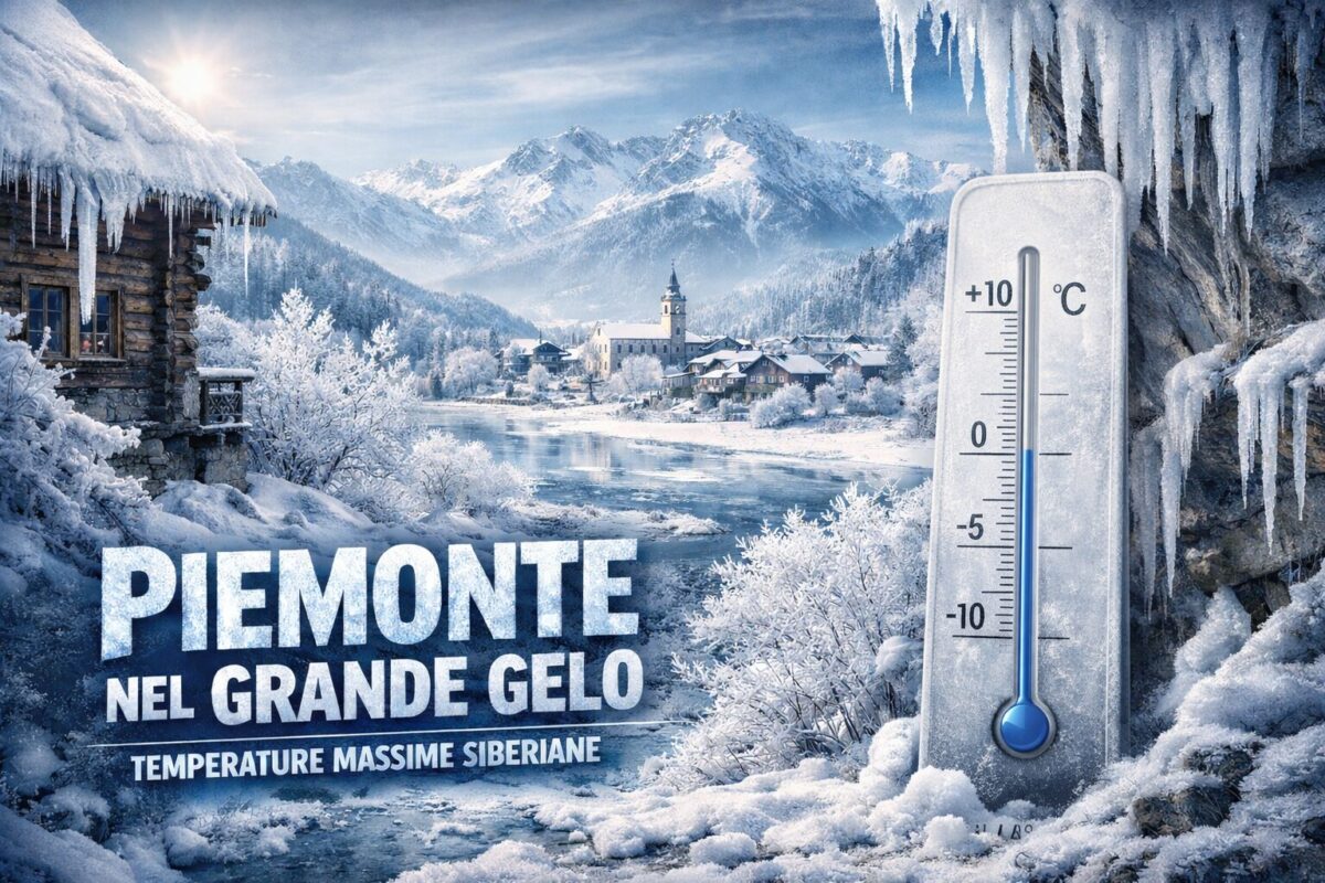 Meteo, tutto il Piemonte nella morsa del grande gelo: 3° giorno di ...