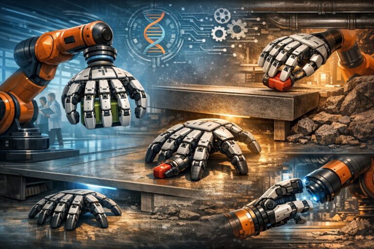 Debutta la mano robotica che cammina e afferra
