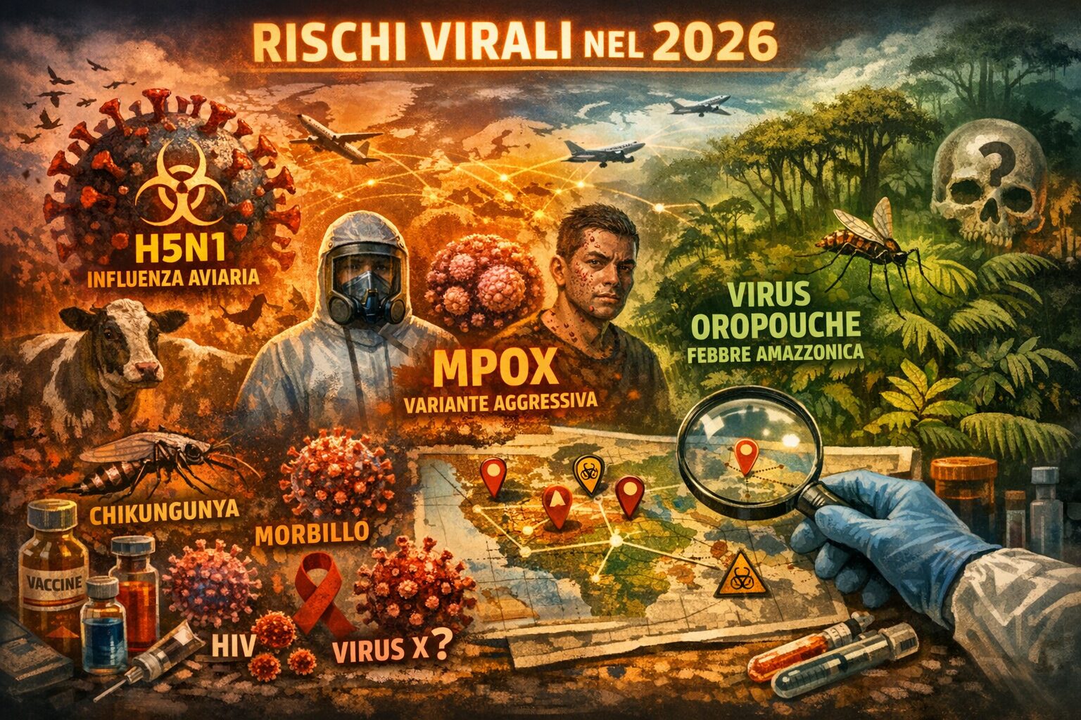 Tutti i virus che rischiano di scatenare epidemie e pandemie nel 2026 ...