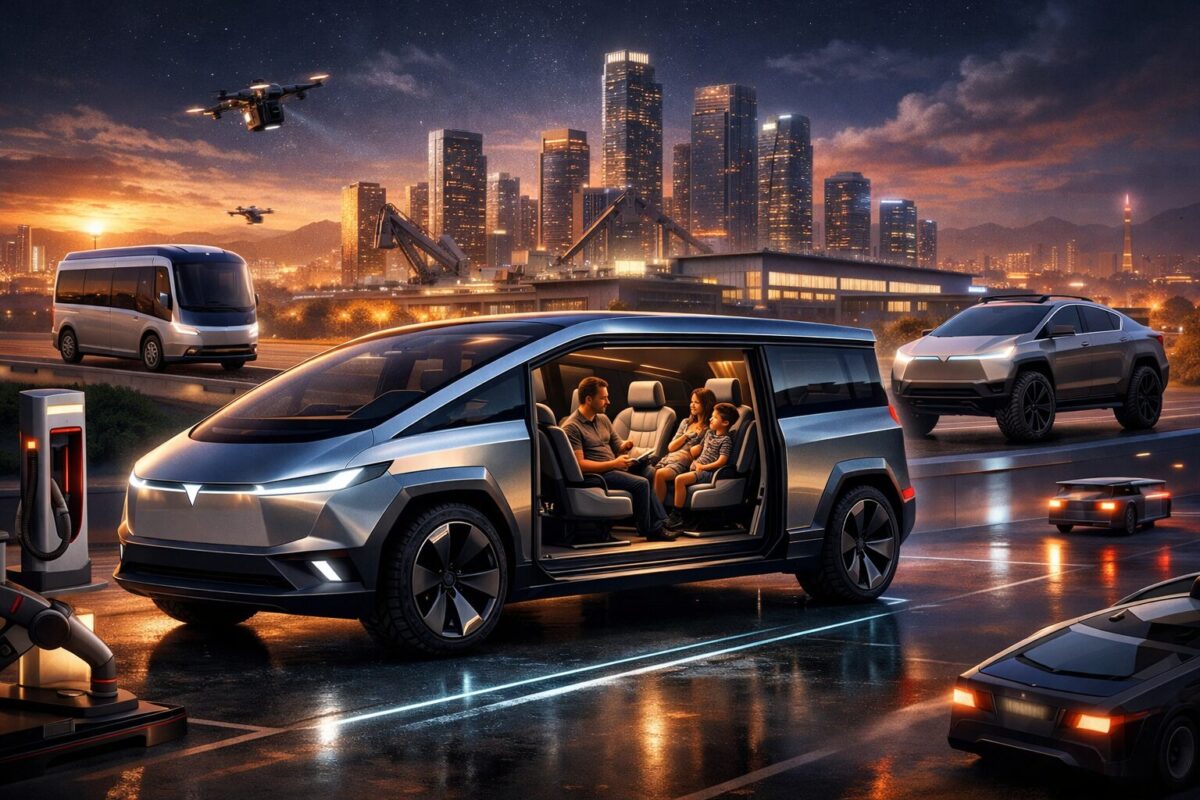 Tesla prepara un veicolo "molto più figo di un minivan"
