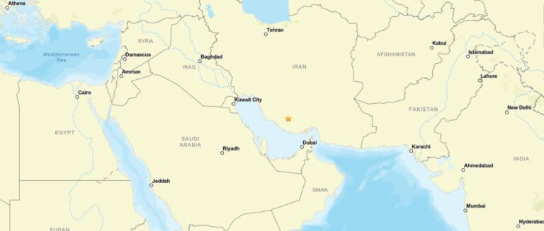 Iran, terremoto nella regione di Gerash | DATI e MAPPE