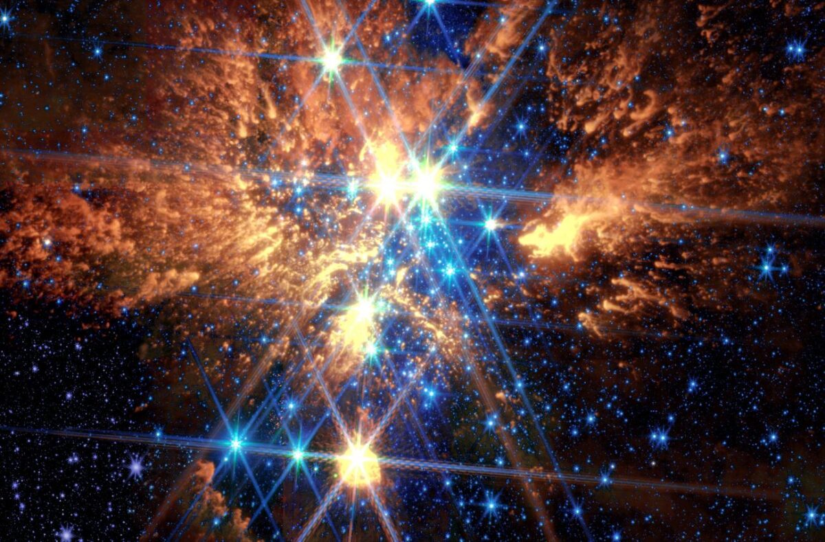 Uno sguardo raro sull’evoluzione stellare: Webb cattura una fase fugace
