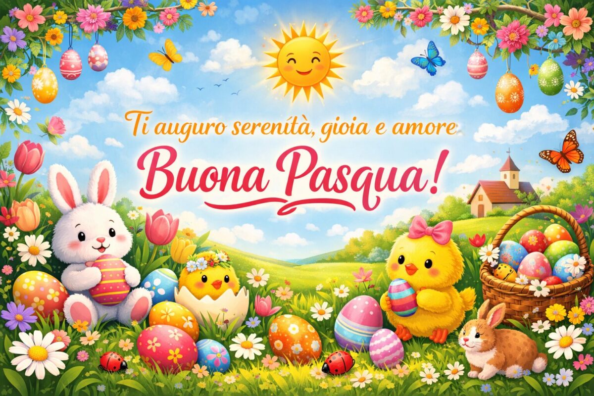 Auguri di Buona Pasqua 2026, immagini nuove e frasi originali