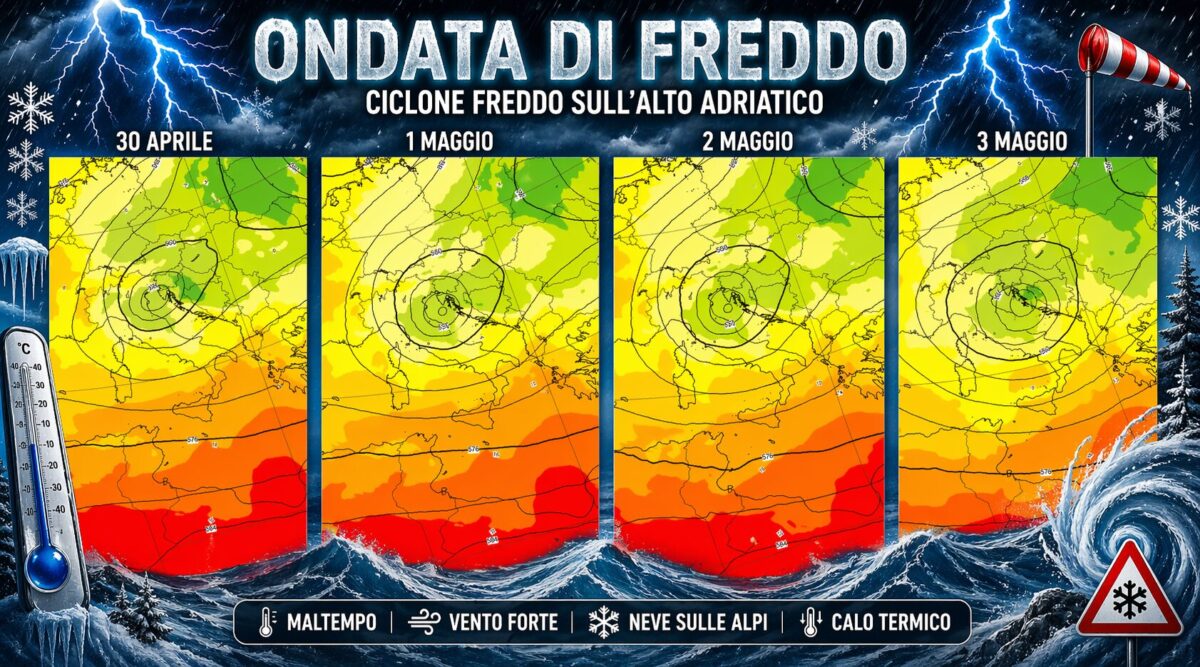 Previsioni Meteo, clamoroso Ciclone Polare sull'Italia nel weekend del ...