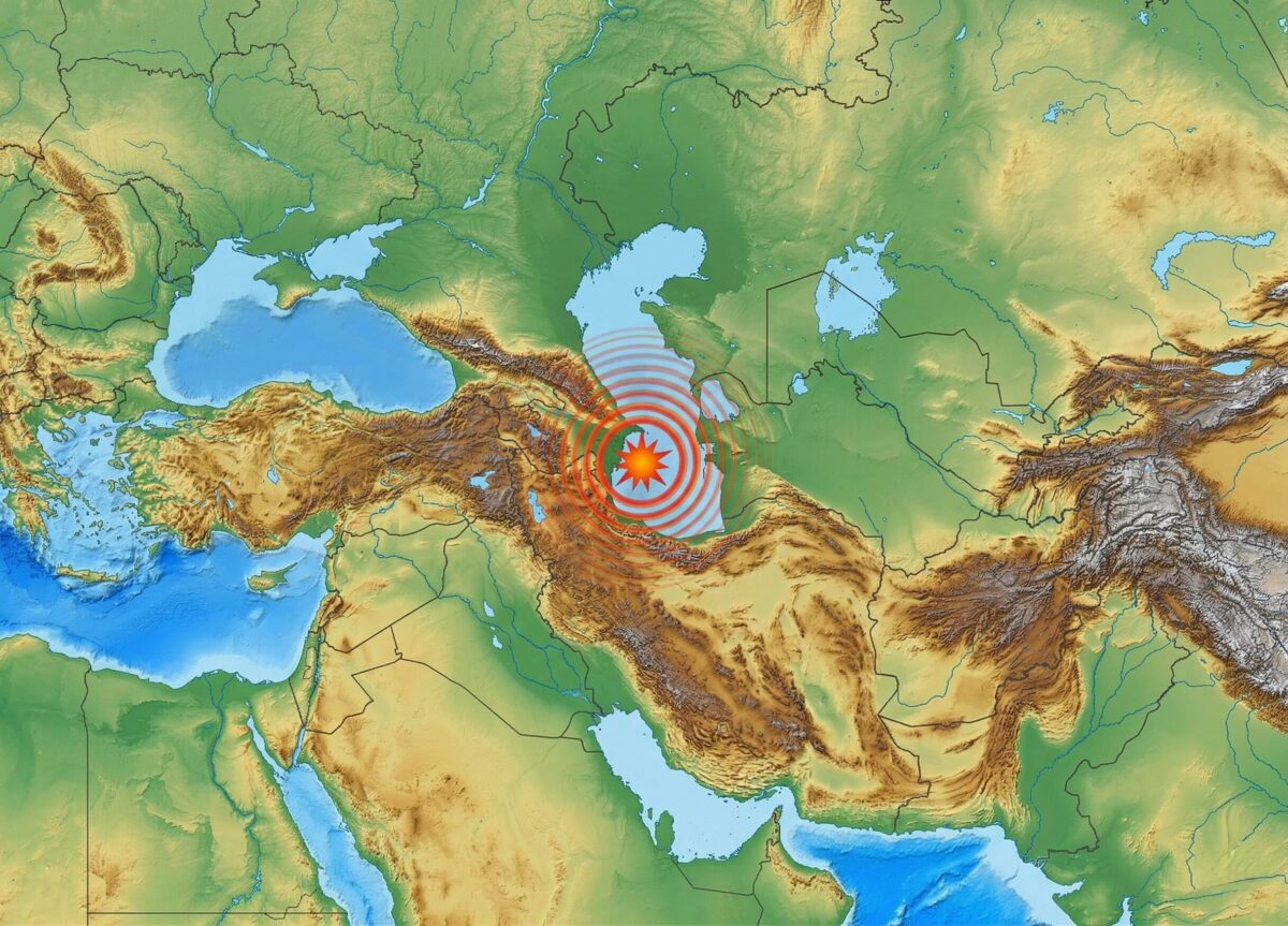 Terremoto nel Mar Caspio: forte scossa al largo dell'Azerbaijan | DATI ...