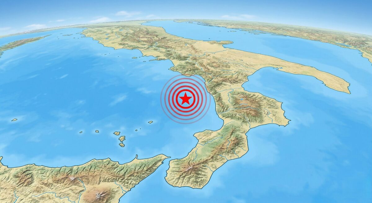 Terremoto nel Tirreno, scossa al largo di Amantea | DATI e MAPPE
