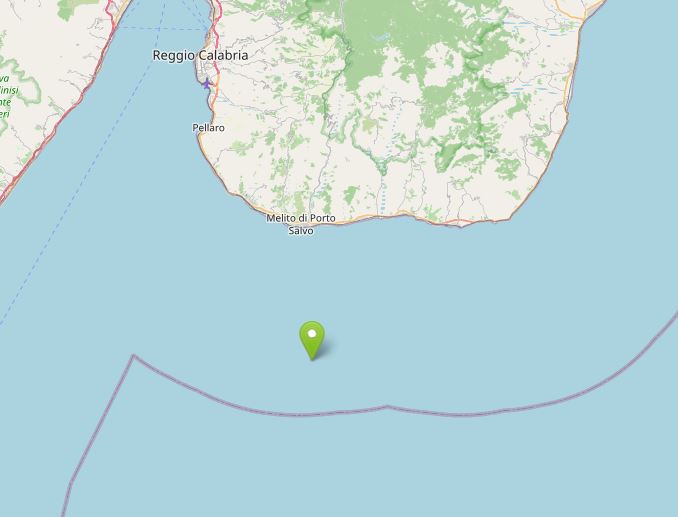 Terremoto Calabria, scossa al largo di Melito di Porto Salvo | DATI e MAPPE
