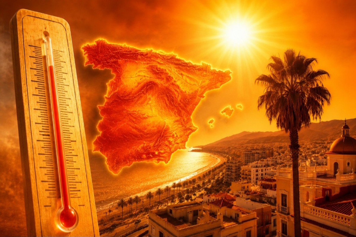 Caldo estremo in Spagna, temperature fino a +45°C e minime oltre i +30 ...