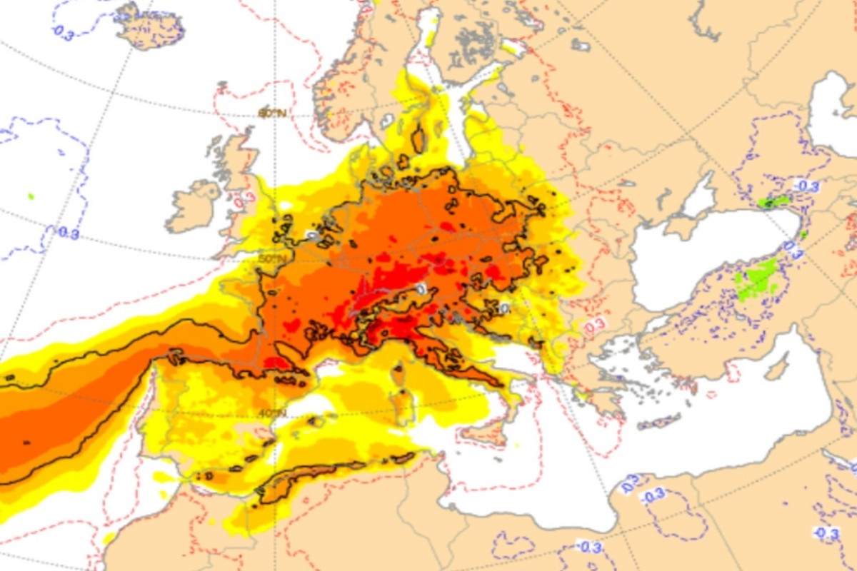 Meteo, Europa sotto una cupola di calore: il modello EFI ECMWF lancia ...
