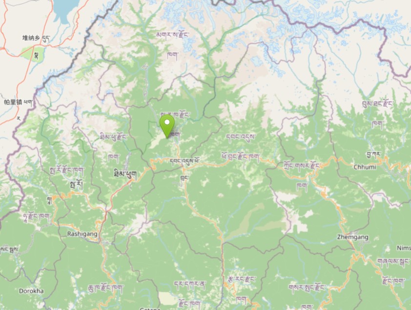 Forte scossa di terremoto colpisce il Bhutan | DATI e MAPPE